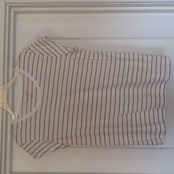 Universal Thread | Tops | New Sz L Universal Thread White Stripe Tee ...